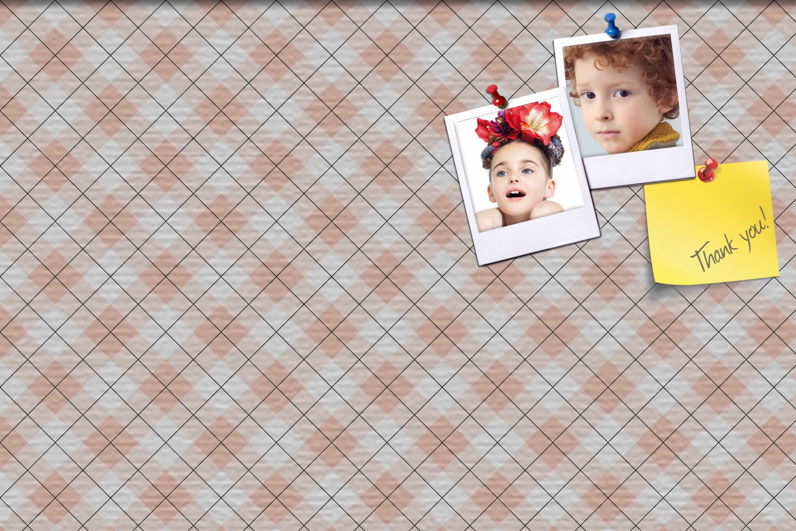 PinPix 18x12 Custom Cork Bulletin Board Argyle Tan Poster Board Has a ...