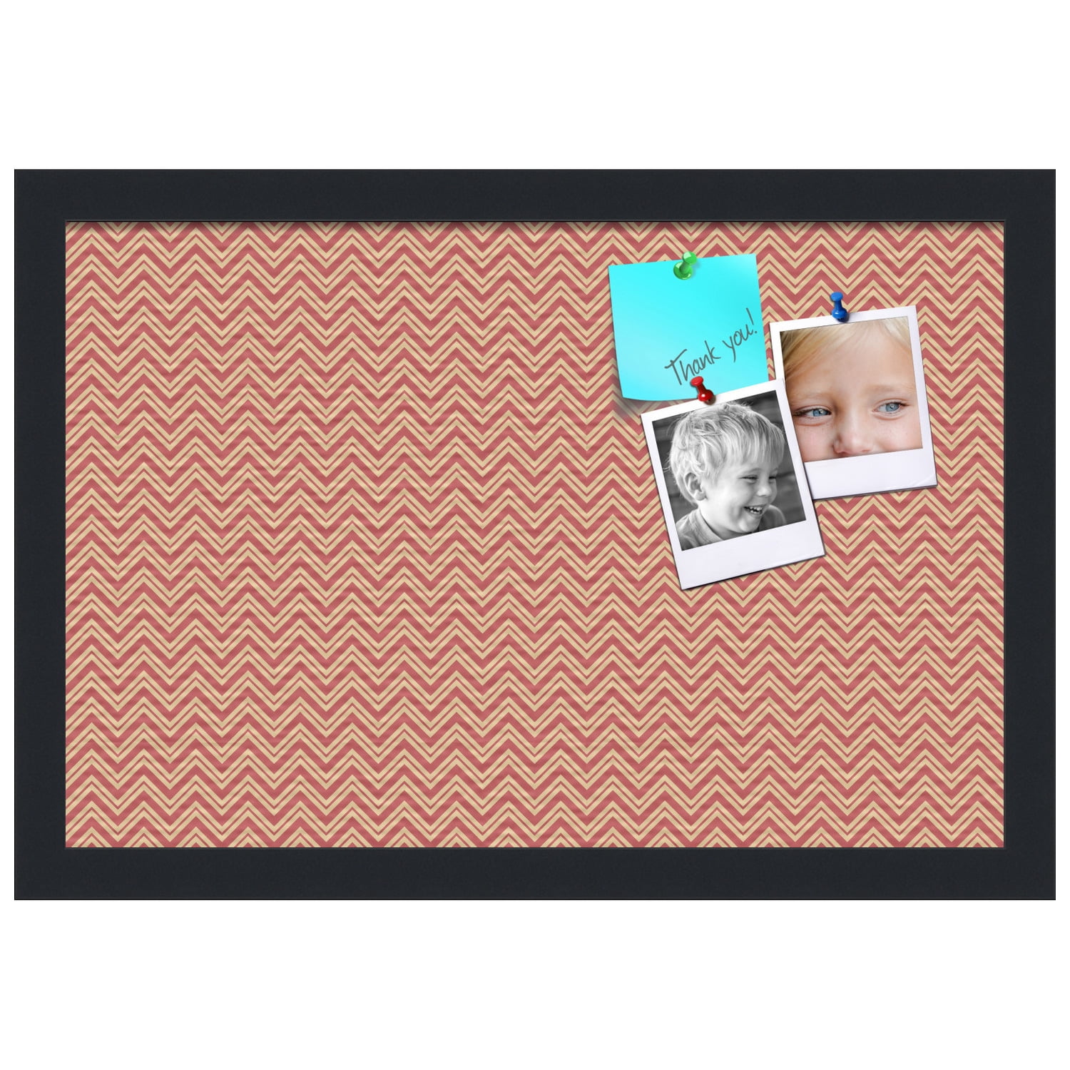 PinPix 18x12 Custom Cork Bulletin Board Poster Board Has a Fabric Style ...