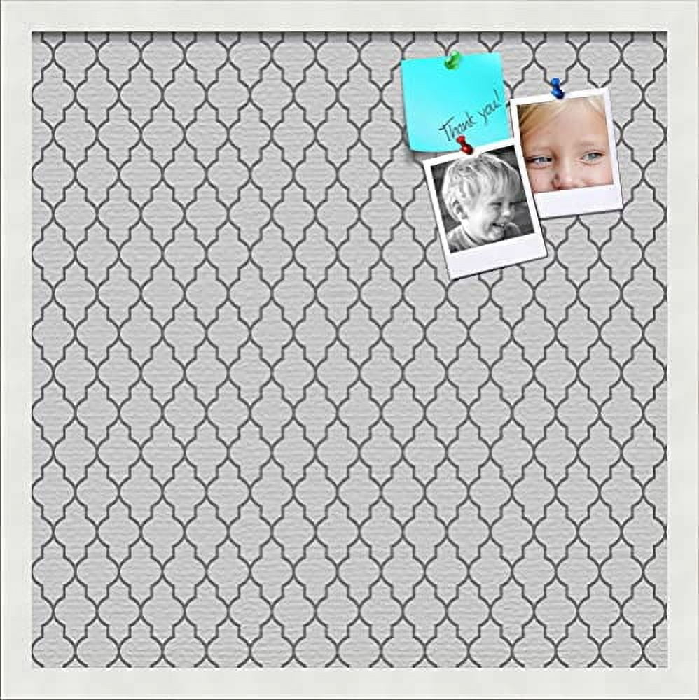 PinPix 20x20 Custom Cork Bulletin Board Quarterfoil Beige Poster Board ...