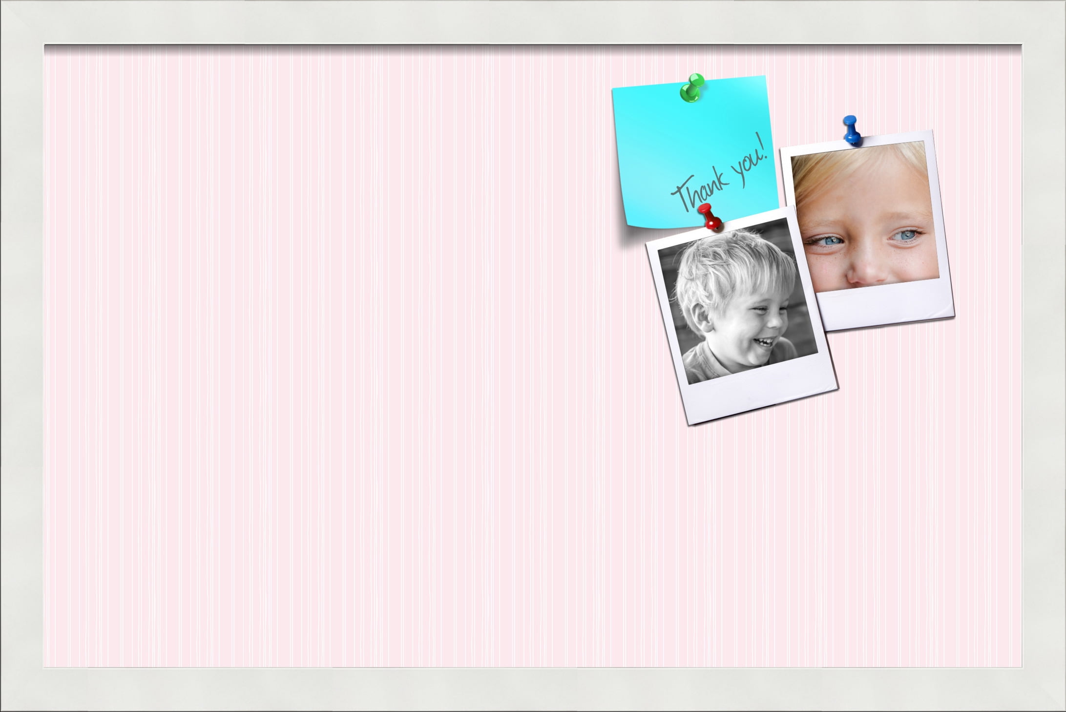 PinPix 22x14 Custom Cork Bulletin Board Poster Board Has a Fabric Style ...