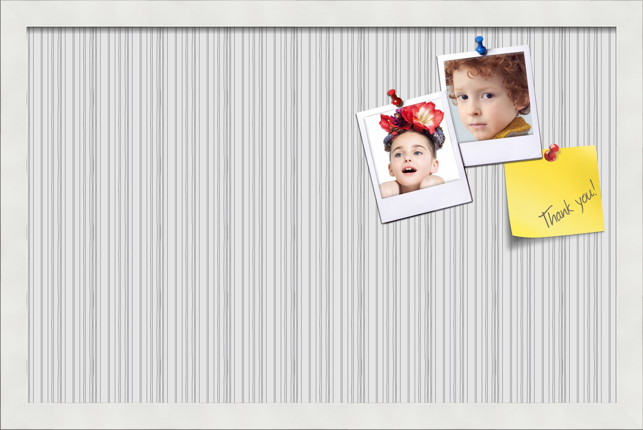 PinPix 22x14 Custom Cork Bulletin Board Poster Board Has a Fabric Style ...