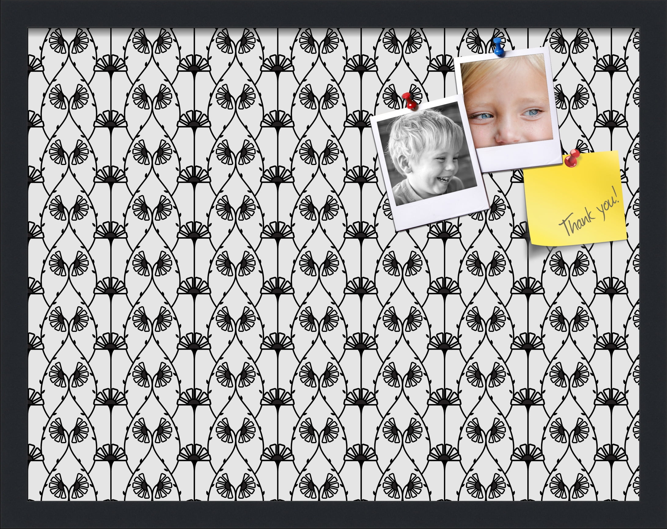 PinPix 22x17 Custom Cork Bulletin Board Floral design Deconstructed ...