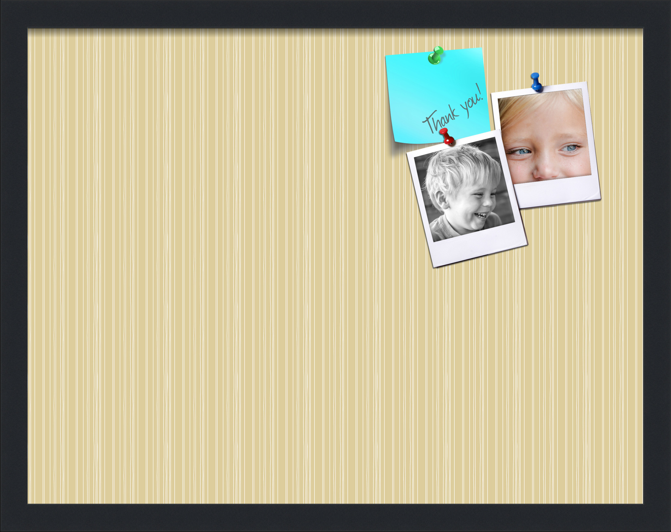 PinPix 22x17 Custom Cork Bulletin Board Poster Board Has a Fabric Style ...