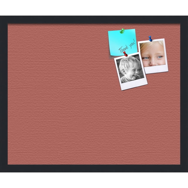 PinPix 22x18 Custom Cork Bulletin Board Crimson Pastel Poster Board Has ...
