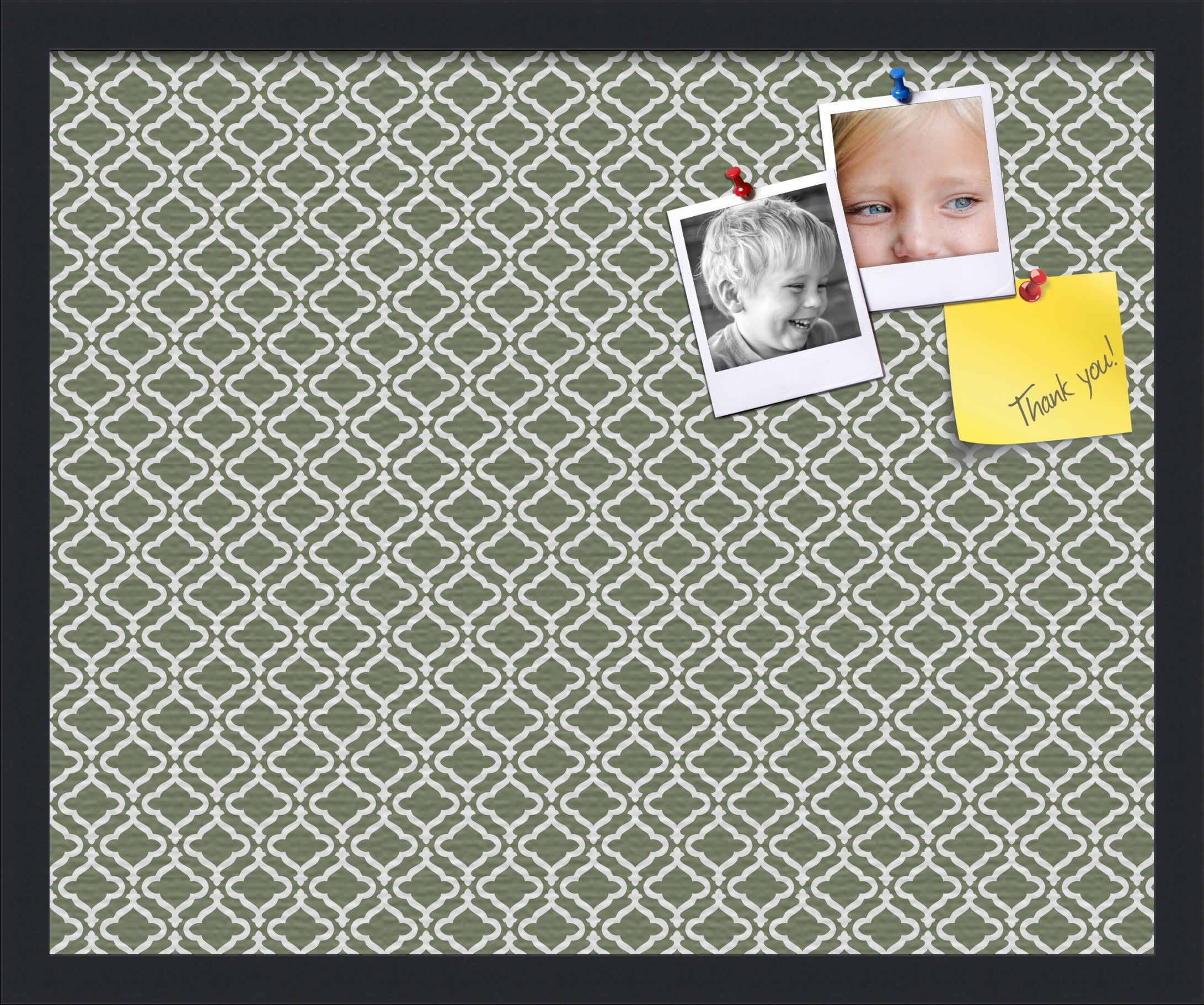 PinPix 22x18 Custom Cork Bulletin Board Poster Board Has a Fabric Style ...