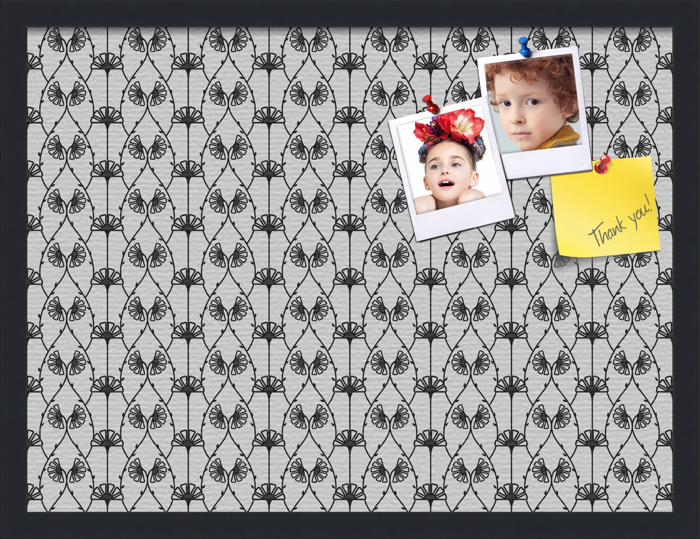 PinPix 24x18 Custom Cork Bulletin Board Floral design Deconstructed ...