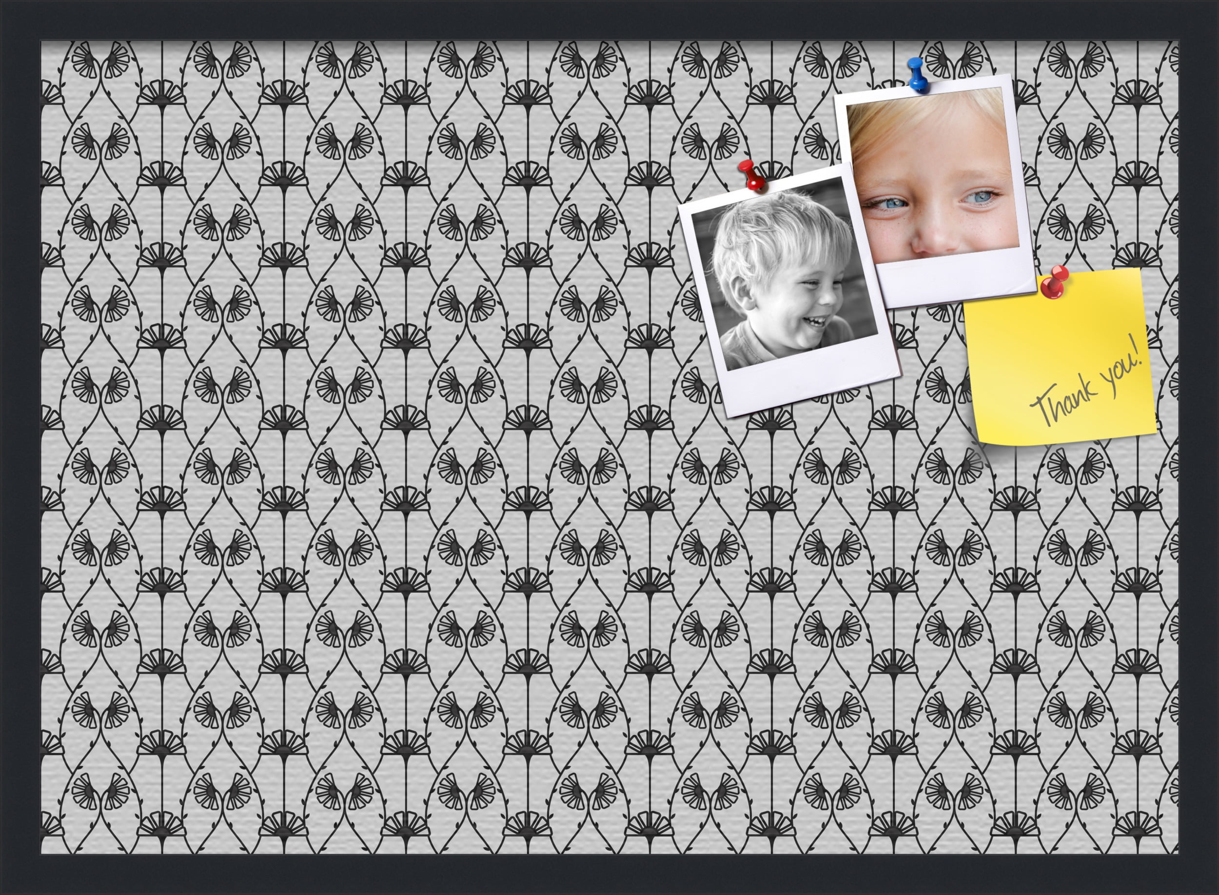 PinPix 28x20 Custom Cork Bulletin Board Floral design Deconstructed ...