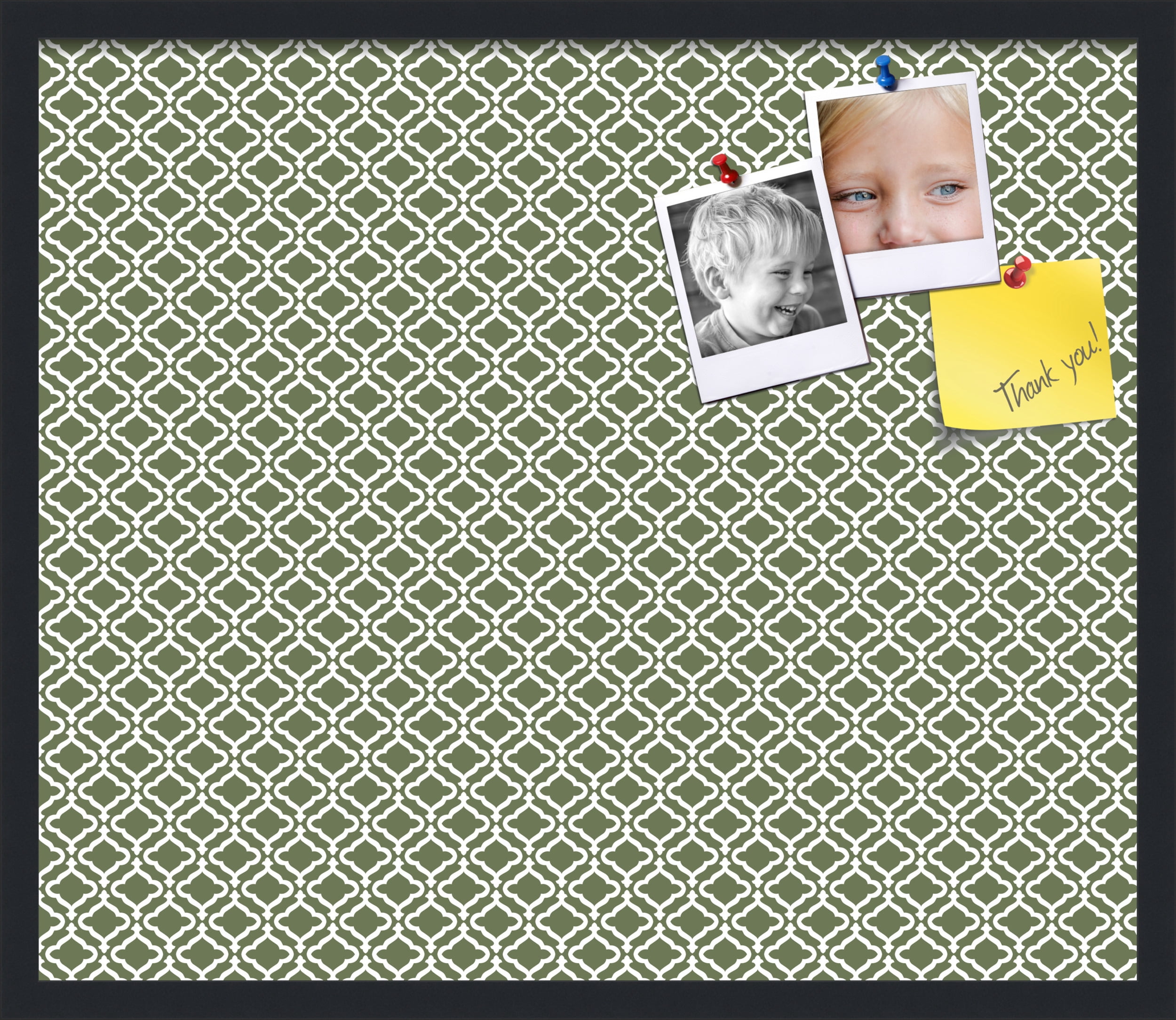 PinPix 28x24 Custom Cork Bulletin Board Poster Board Has a Fabric Style ...