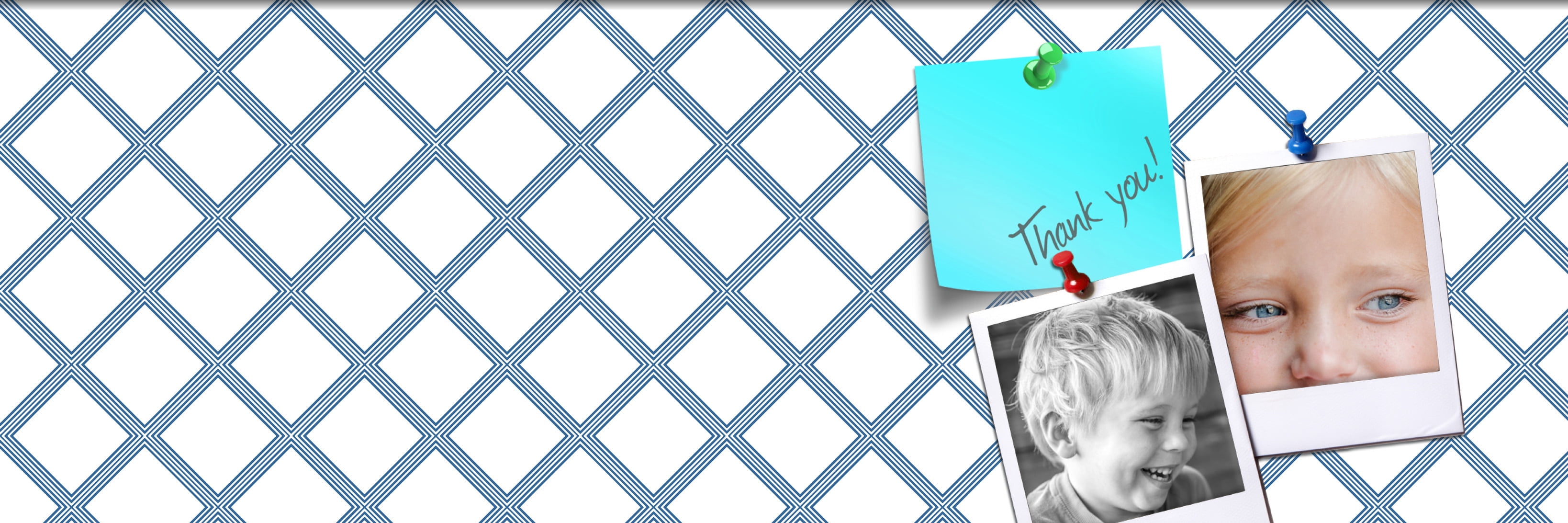 PinPix 36x12 Custom Cork Bulletin Board Diamond Modern Pattern Navy ...