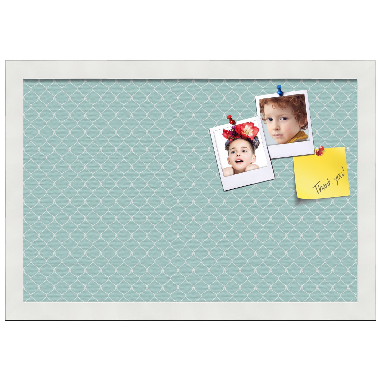 PinPix ArtToFrames 10x16 Custom Cork Bulletin Board Blue Chain Poster ...