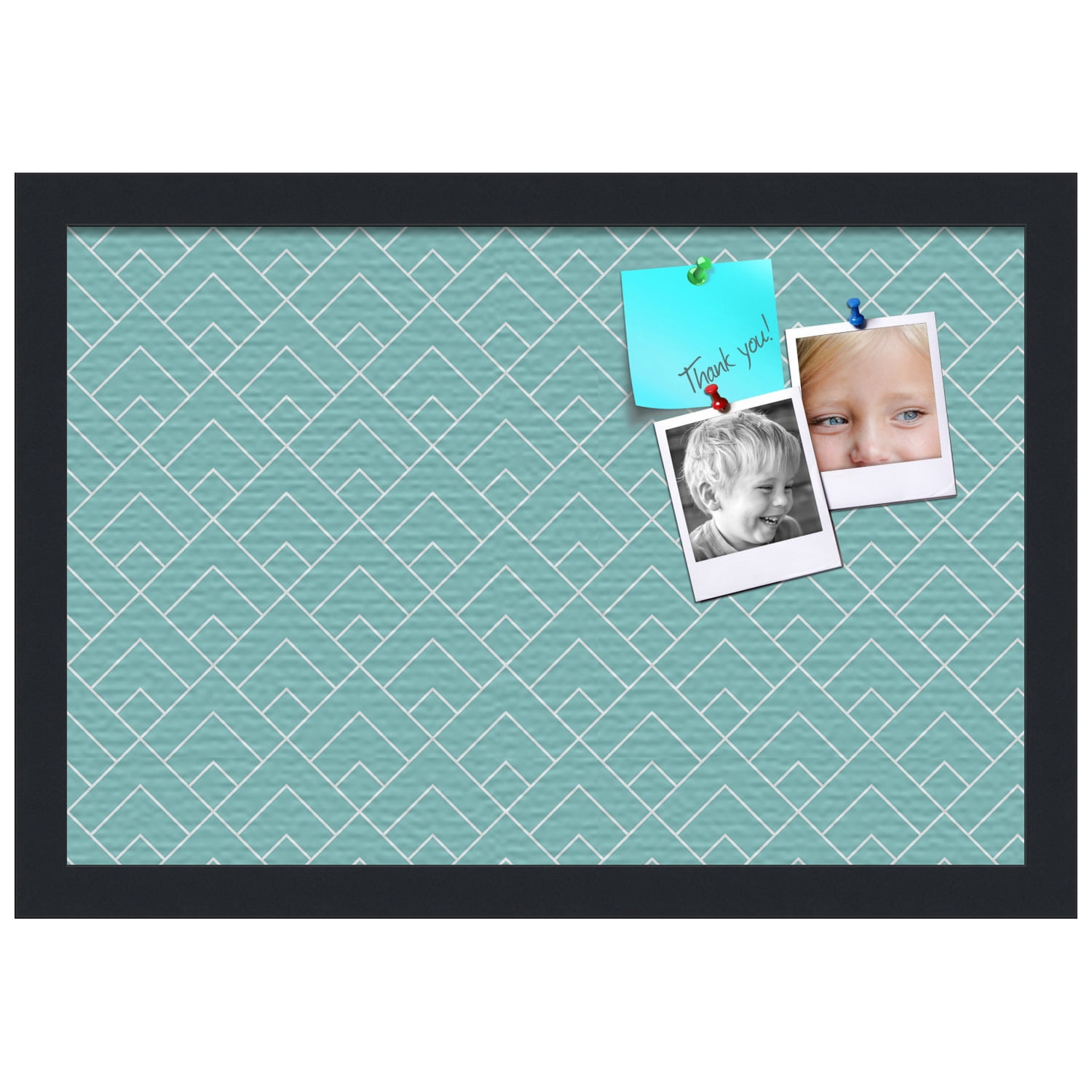 PinPix ArtToFrames 10x16 Custom Cork Bulletin Board Peaks Modern ...