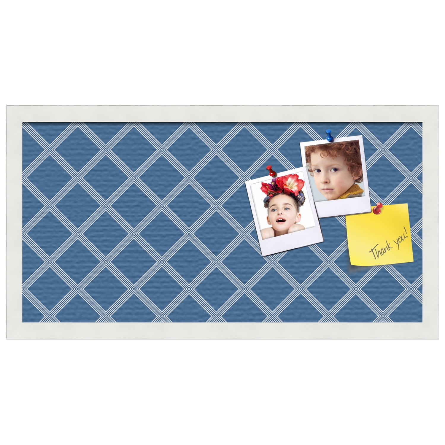 PinPix ArtToFrames 10x22 Custom Cork Bulletin Board Diamond Modern ...