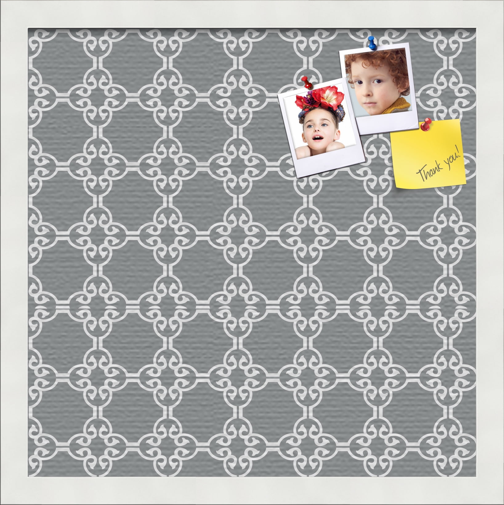 PinPix ArtToFrames 14x14 Custom Cork Bulletin Board Poster Board Has a ...