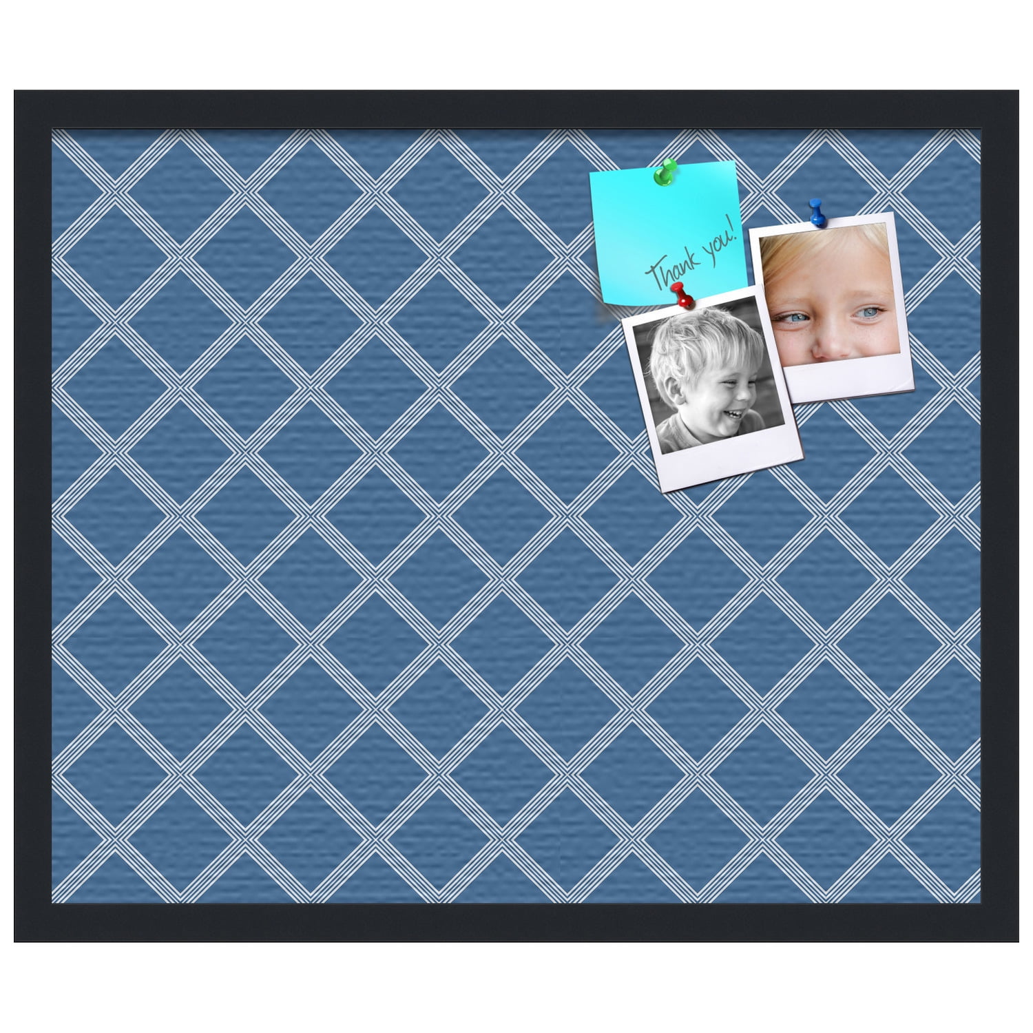 PinPix ArtToFrames 18x22 Custom Cork Bulletin Board Diamond Modern ...