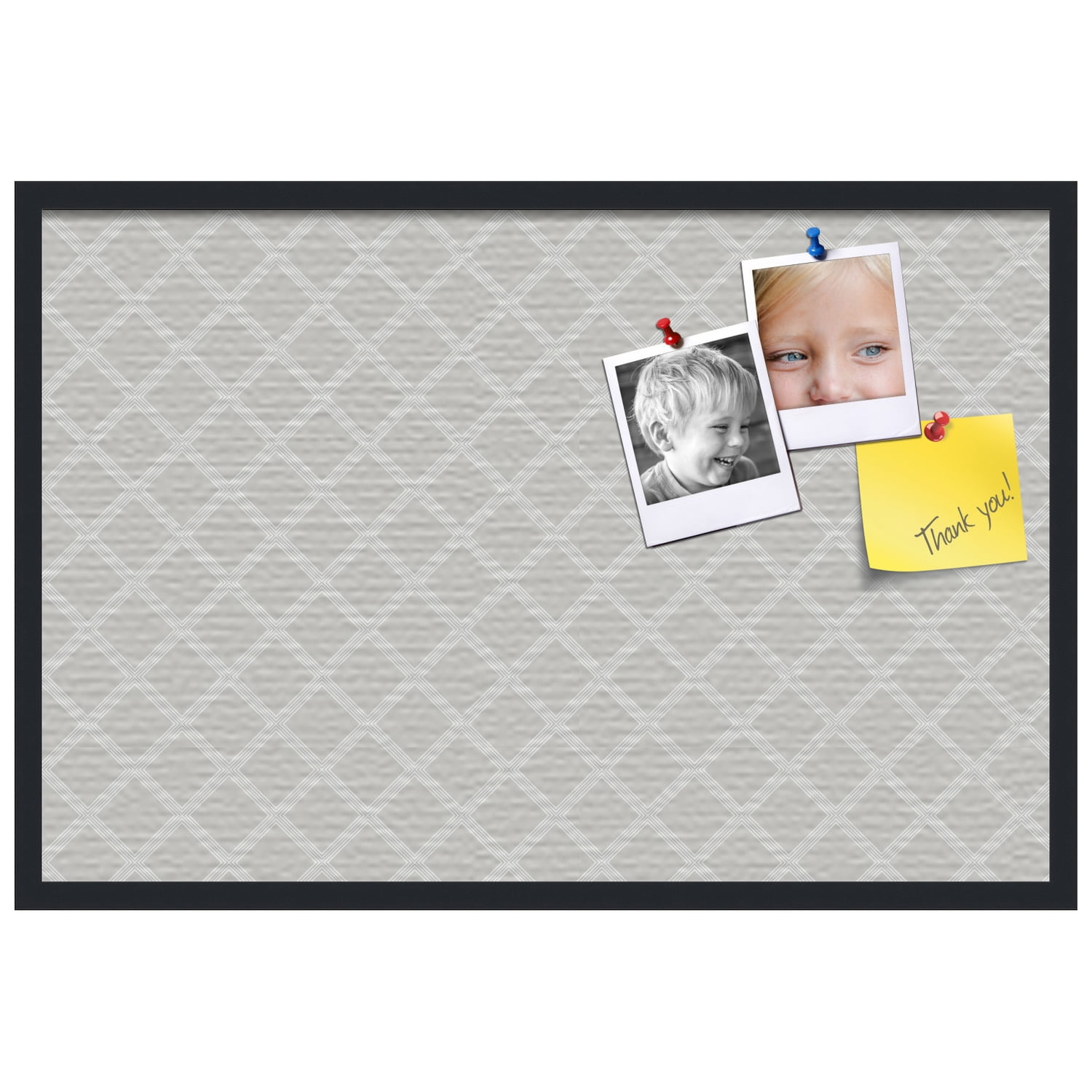 PinPix ArtToFrames 22x34 Custom Cork Bulletin Board Diamond Modern ...