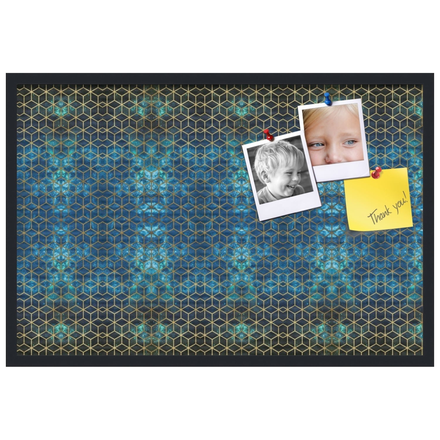 PinPix ArtToFrames 22x34 Custom Cork Bulletin Board Midnight Poster ...