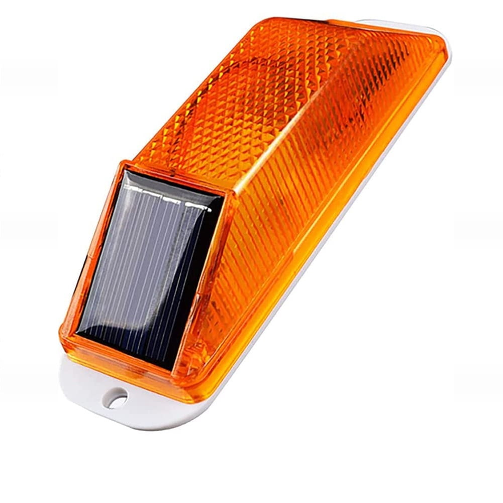 PinShang Solar Strobe Warning Light Outline Safety Traffic Night ...