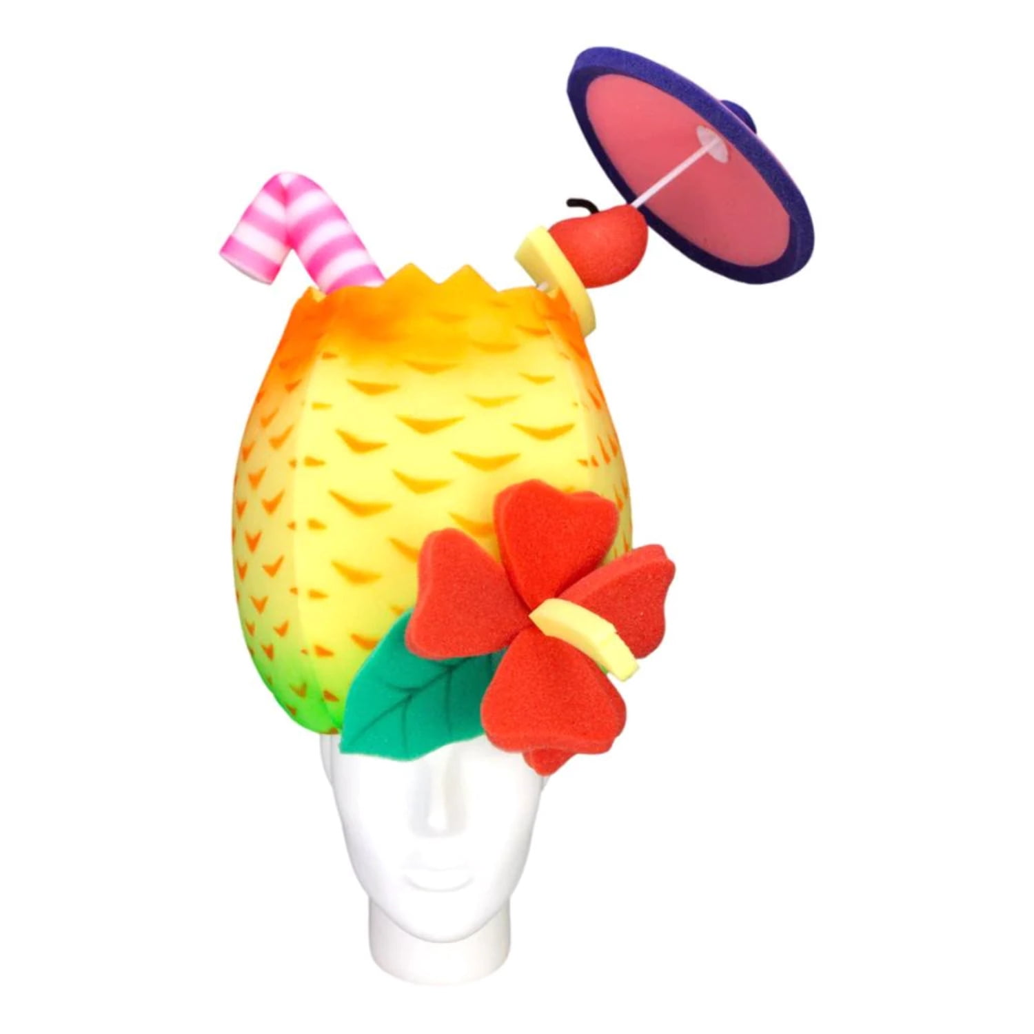 Pina Colada Hat - Cocktail Party Hat - Drinking Glasses Hat - Bartender ...