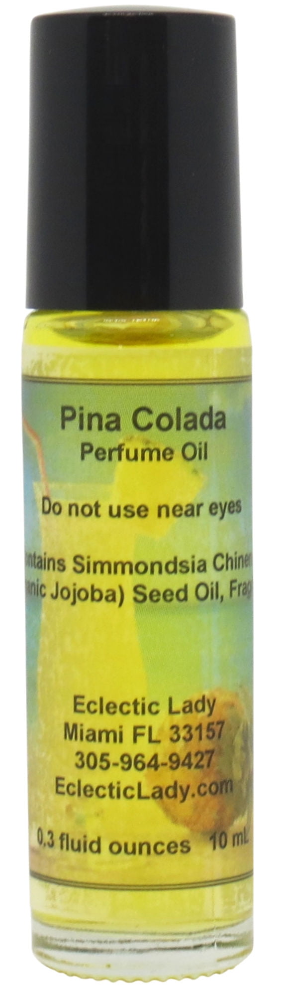 Pina Colada Perfume Oil, 0.3 Oz Portable Roll-On Fragrance - Walmart ...