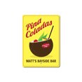 Pina Coladas Sign, Pina Coladas Decor, Pina Colada Lover Sign, Beach ...