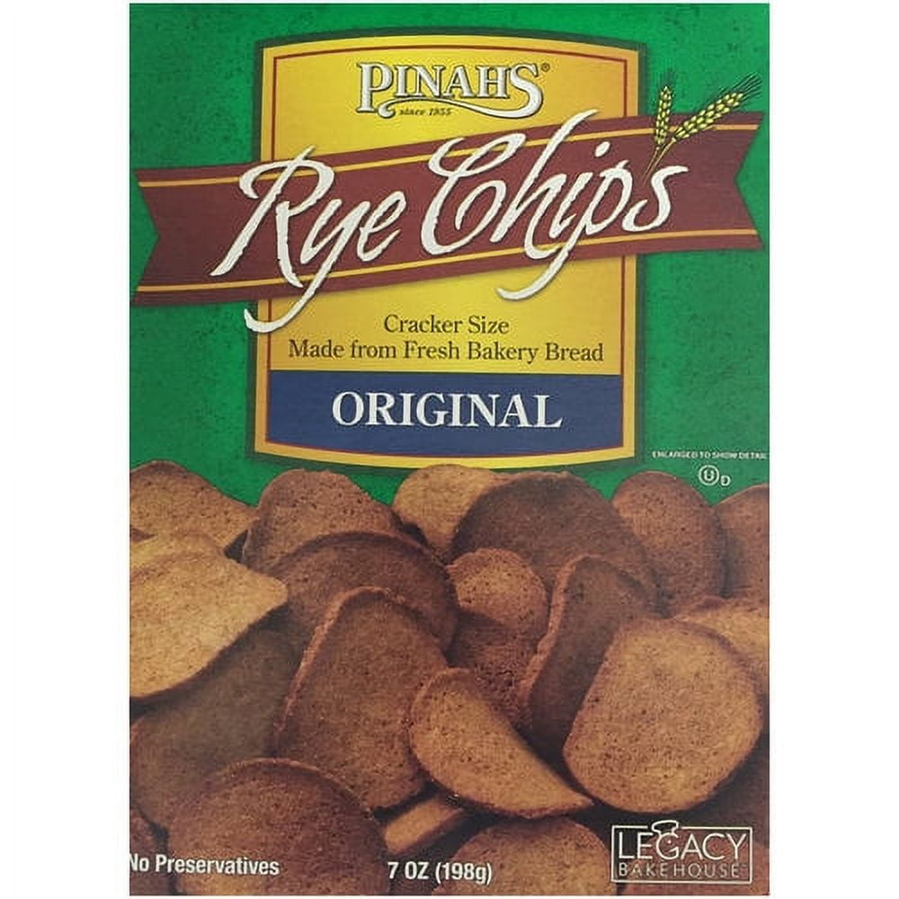 Pinahs Original Rye Chips Cracker Size, 7 Oz. - Walmart.com