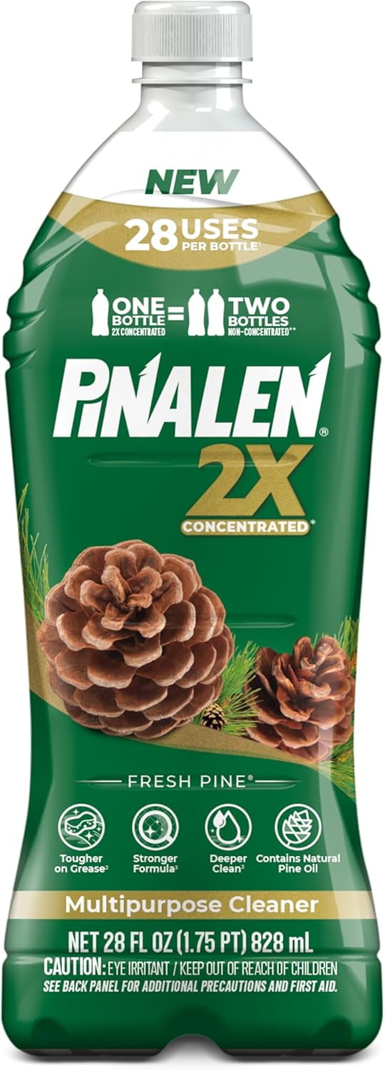 Pinalen 2X Fresh Pine Scent Concentrated Multipurpose Cleaner, 28 fl oz ...
