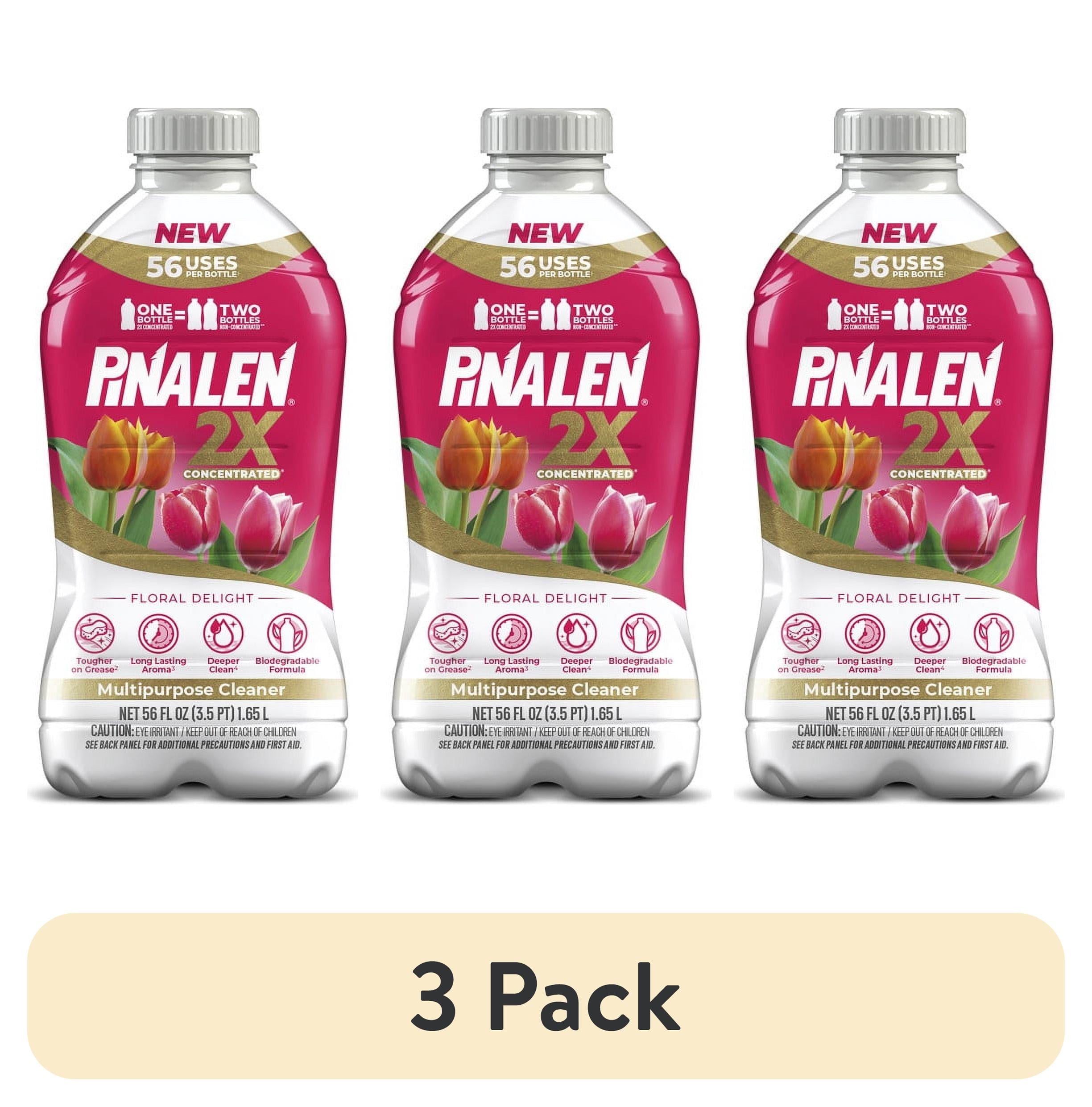 (3 pack) Pinalen 2X Max Aromas Household All Purpose Cleaner - Floral ...