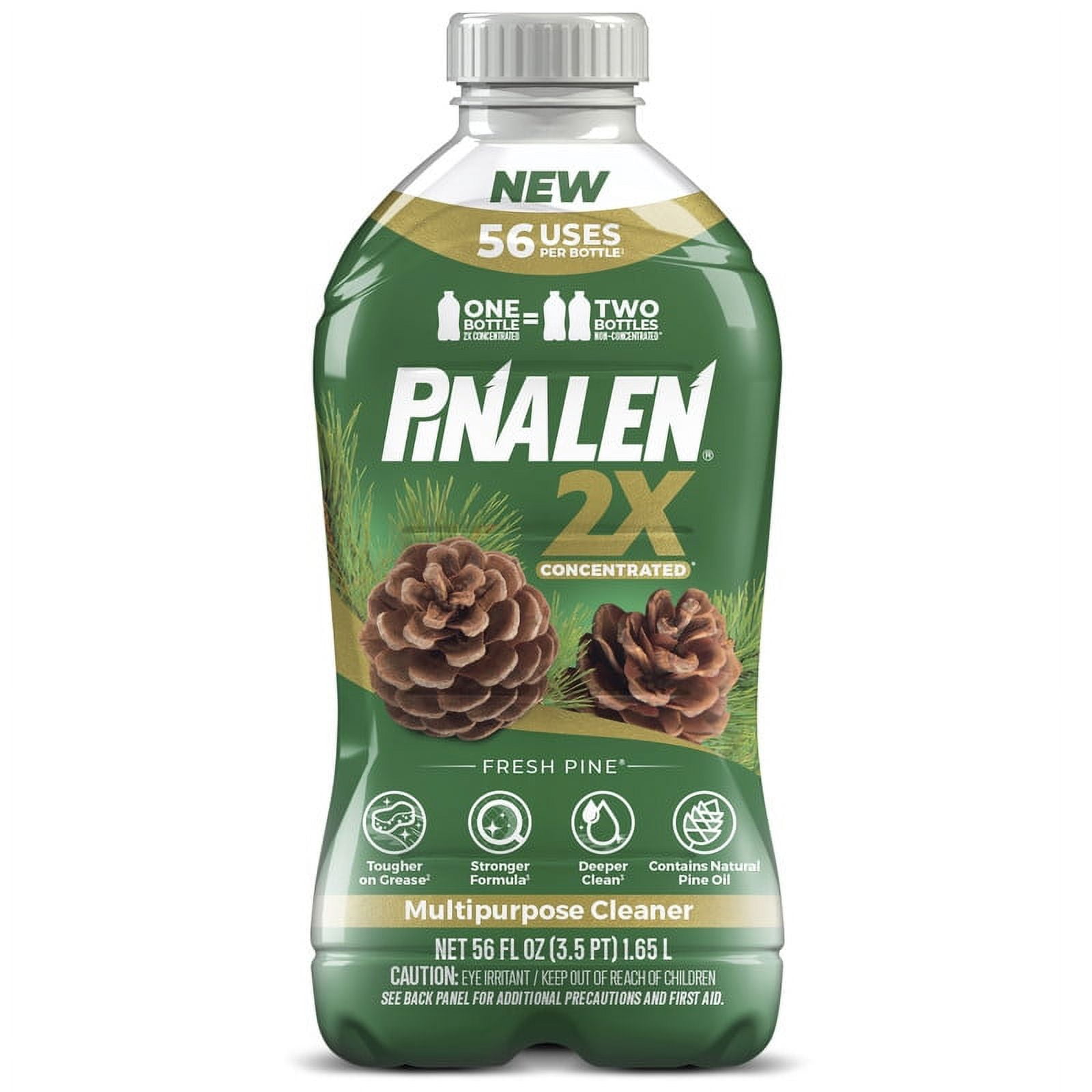 Pinalen 2X Multipurpose Cleaner, Fresh Pine Scent, 56 fl oz, Double ...