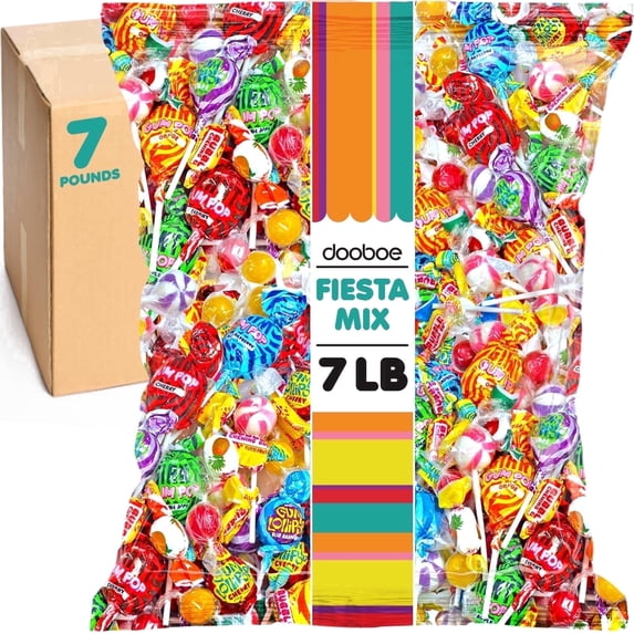 Dooboe Pinata Candy, Bulk Fiesta Mix, 7 Pounds, Assorted Goodie Bag ...