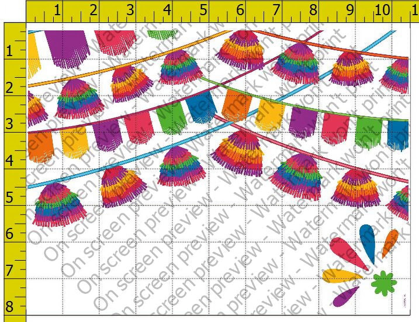 Pinata Coin Bank Edible Cake Topper Image [DecoSet Background Only] 1/4 ...