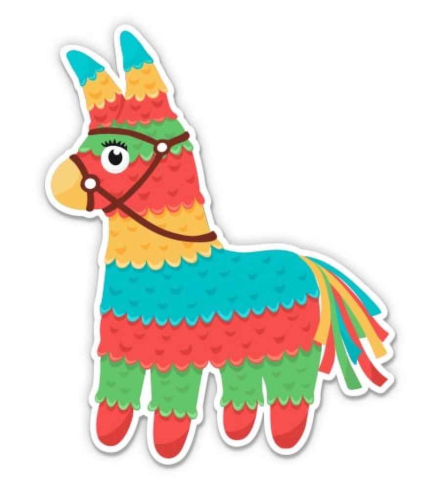 Pinata Cute Fiesta - 12" Vinyl Sticker Waterproof Decal - Walmart.com