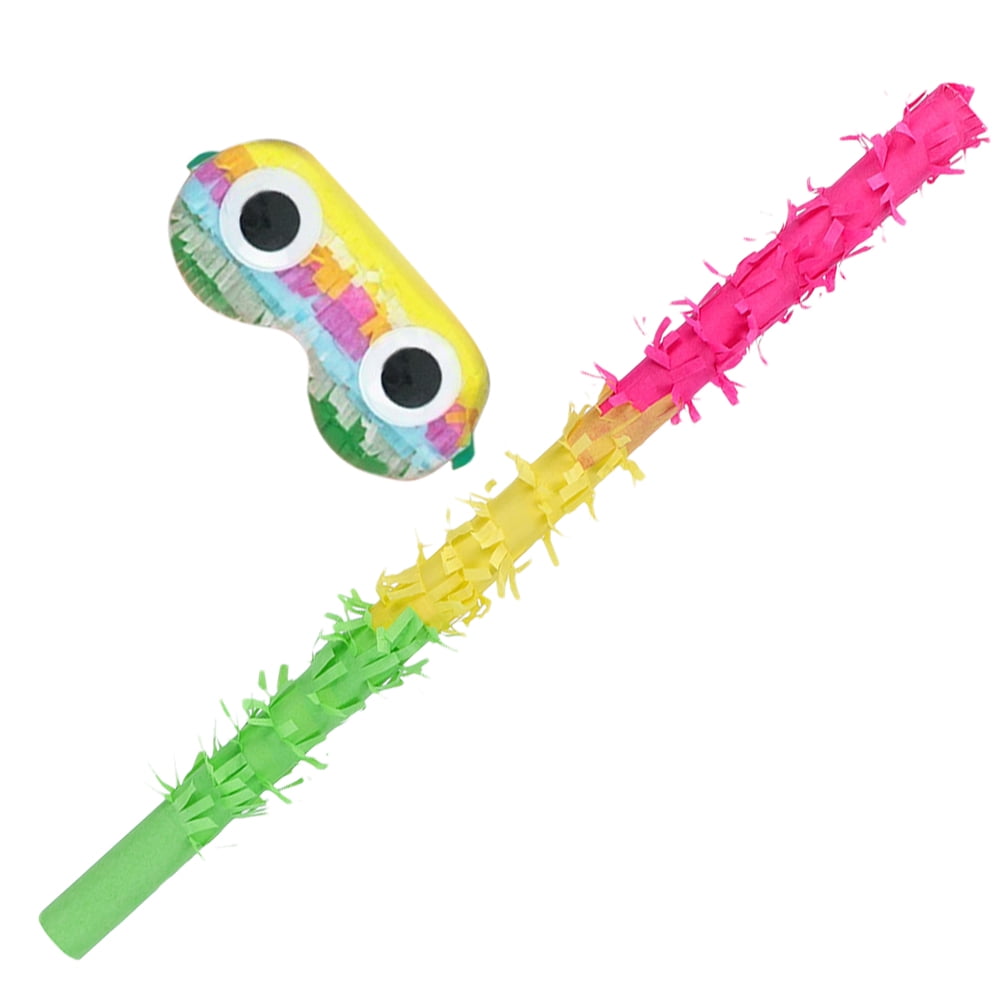 Pinatas Sticks for Birthday Party Festival Celebration Banner Blindfold ...