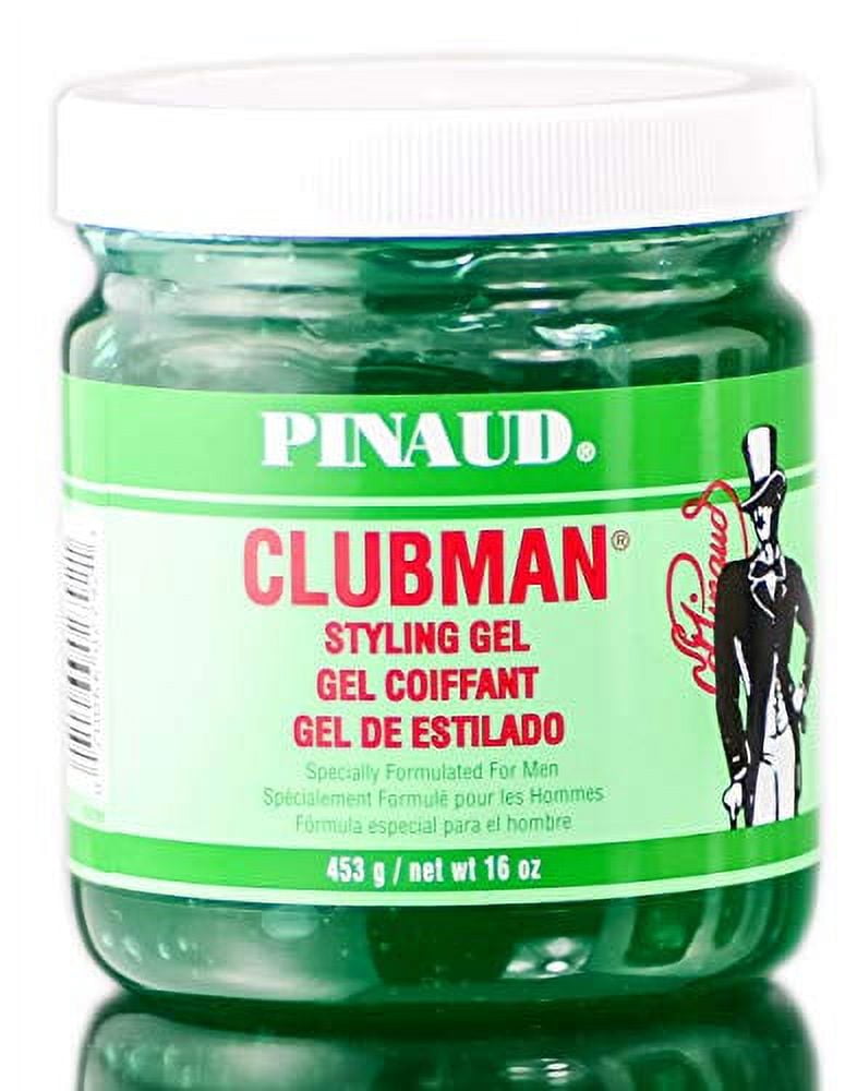 Pinaud Clubman Since 1810 STYLING GEL for MEN (w/Sleek Comb) No Alcohol ...