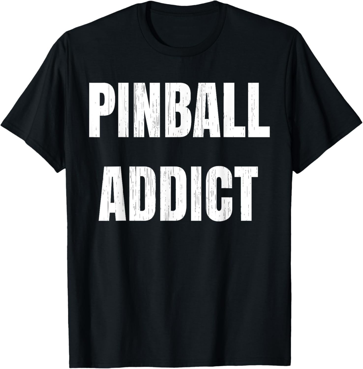 Pinball Addict Shirt Gift Flipper Vintage Arcade Machine T-Shirt ...