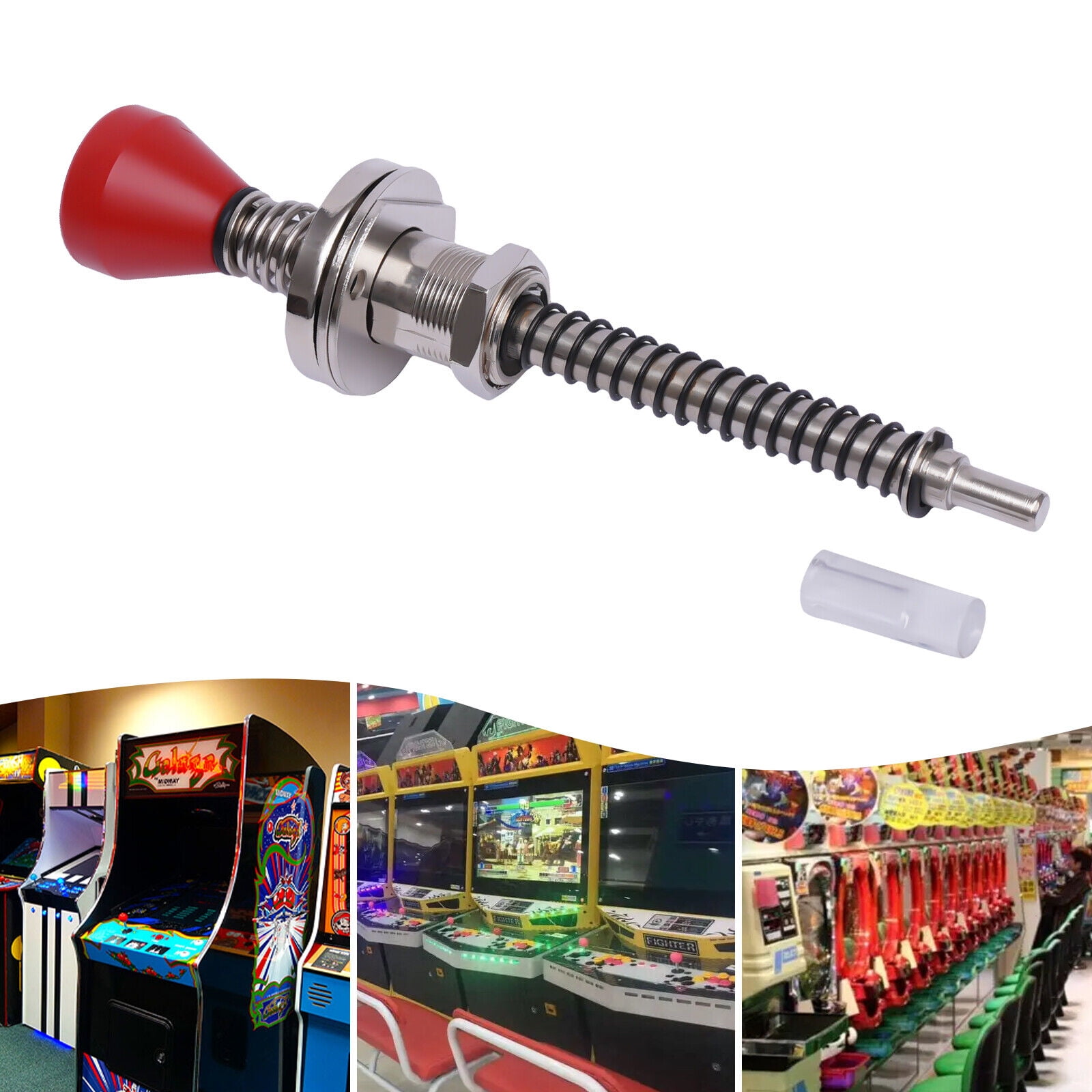 Pinball Loaded Spring Rod Machine Ball Plunger Shooter Assembly Arcade ...