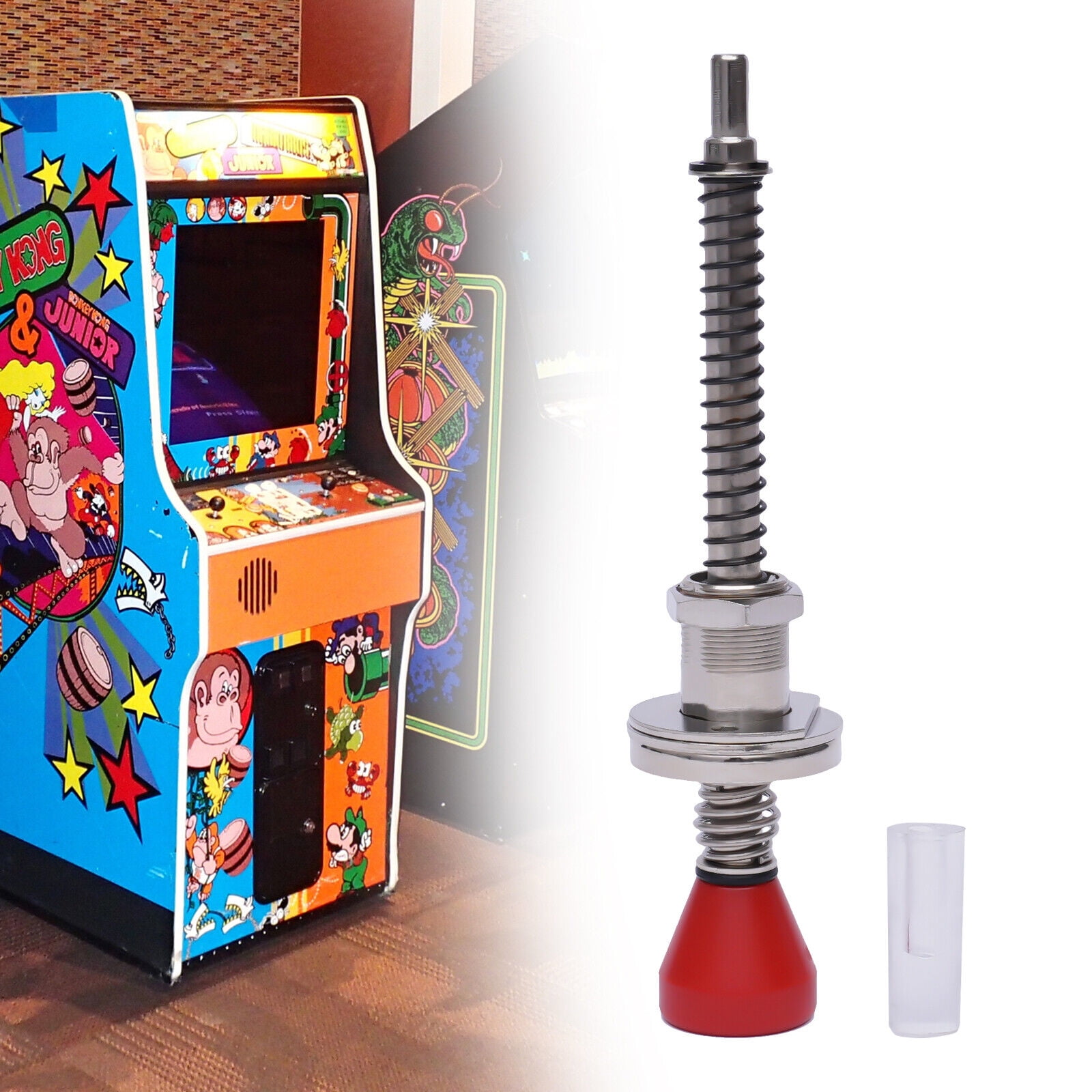 Pinball Loaded Spring Rod Machine Ball Plunger Shooter Assembly Arcade ...
