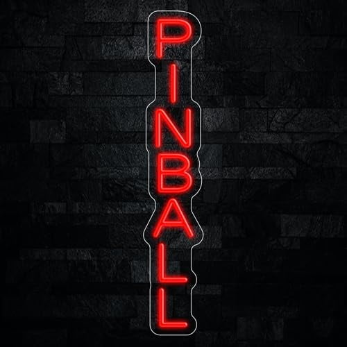 Pinball Neon LED Sign 5"L x 27"H #32621 - Walmart.com