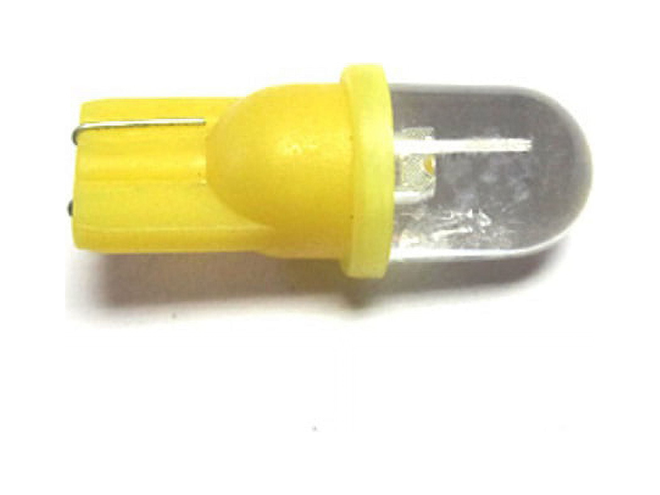 Pinball replacement bulb LED 6.3 volt AC, 555 clear wedge base T10 Cool ...