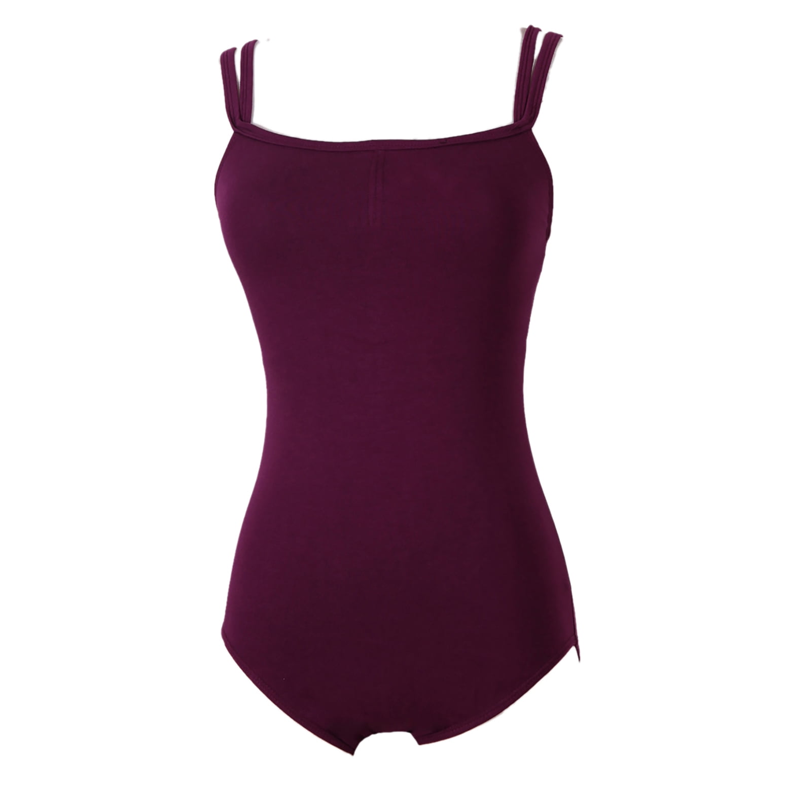 Pinch Front Camisole Leotard Womens Bodysuit Stretch Fitted Lycra ...