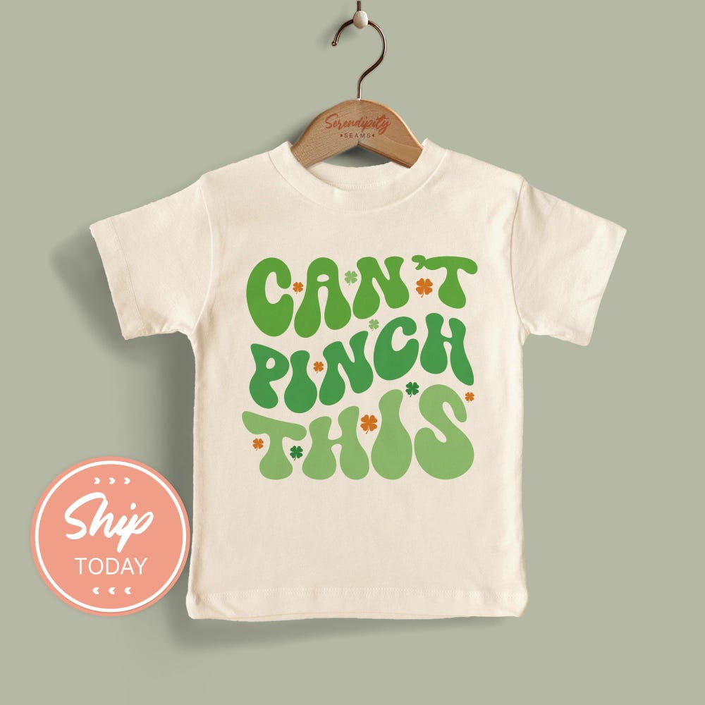 Can'T Pinch This Graphic Toddler Shirt, St Patrick'S Day Outfit, Funny ...