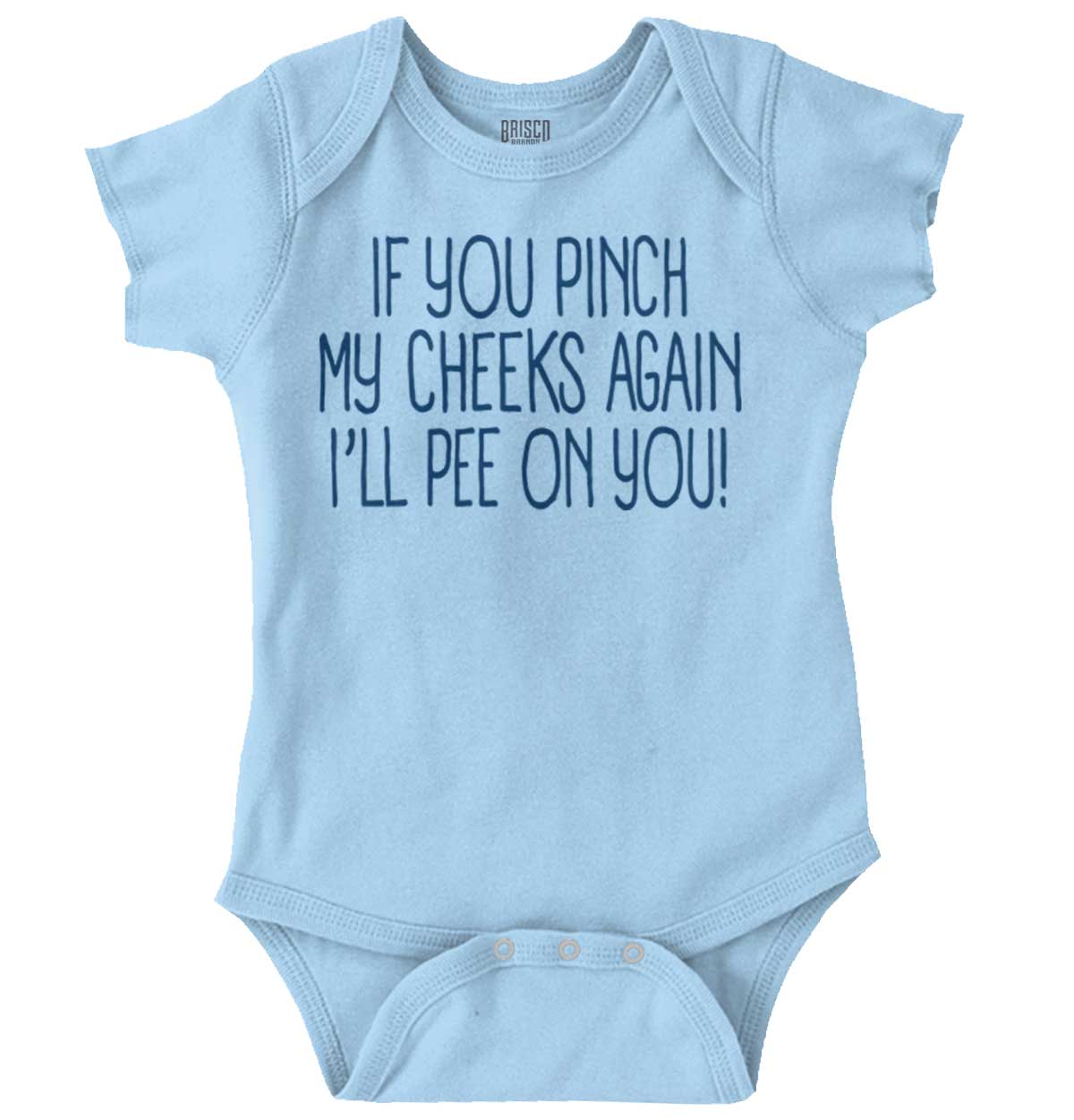 Pinch My Cheeks Hilarious Cute Babies Romper Boys or Girls Infant Baby ...
