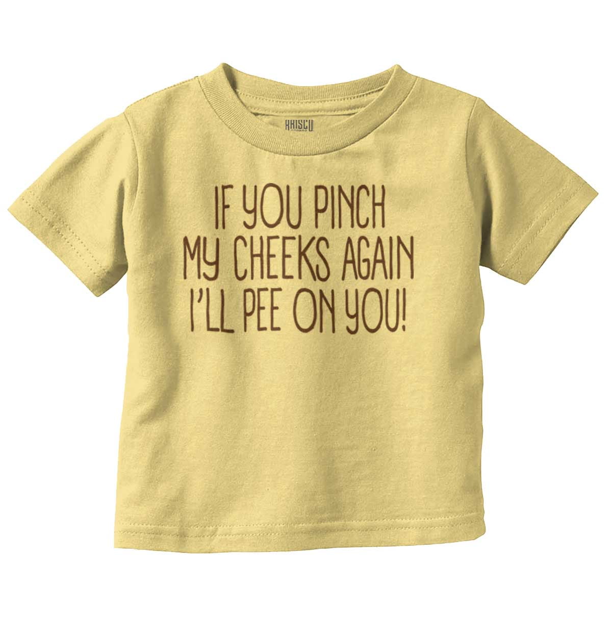 Pinch My Cheeks Hilarious Cute Babies Toddler Boy Girl T Shirt Infant ...