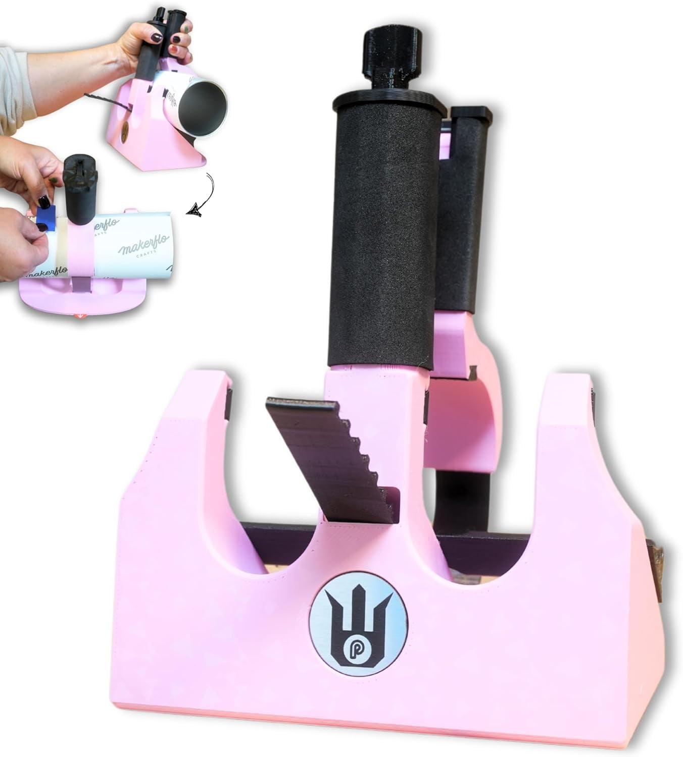 Pinch Perfect Trident Tumbler Clamp - Standard Size Adjustable Tumbler ...