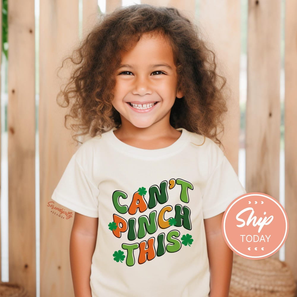 Can'T Pinch This St Patrick'S Day Toddler Shirt, Cute Shamrock Tee ...