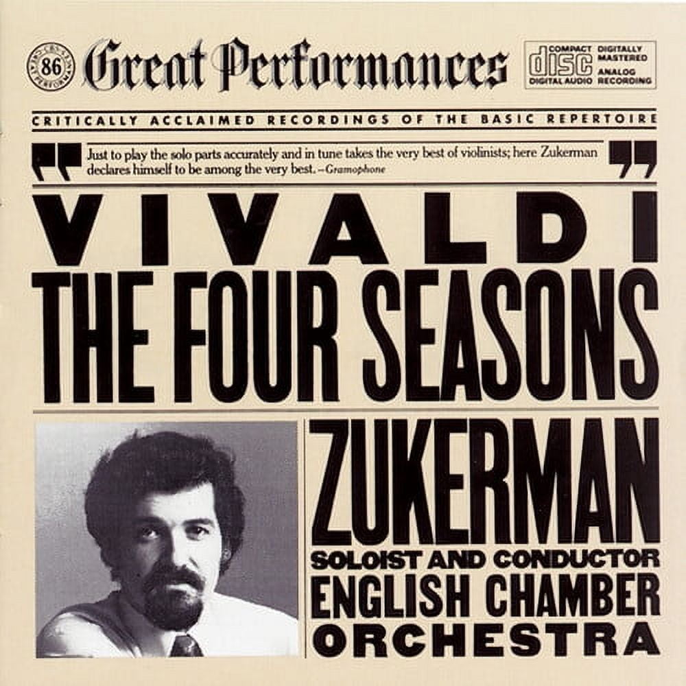 Pinchas Zukerman - 4 Seasons - Music & Performance - CD - Walmart.com