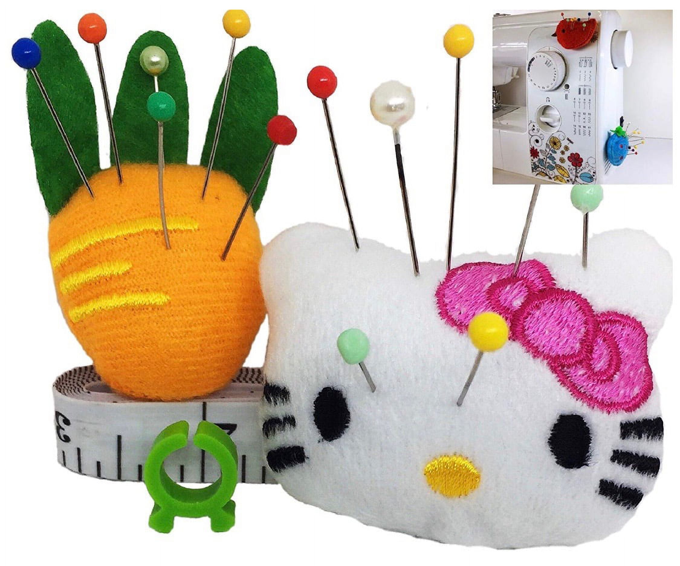 Pincushion for Sewing Machine Pin Holder 2 pcs Needle Storage Organizer ...