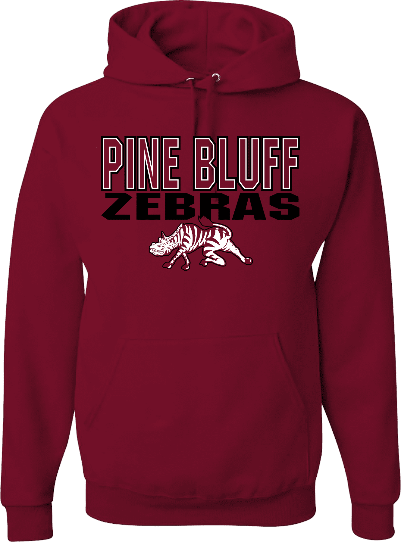 Pine Bluff High School Men's Classic Fit Long Sleeve Hoodie - Walmart.com