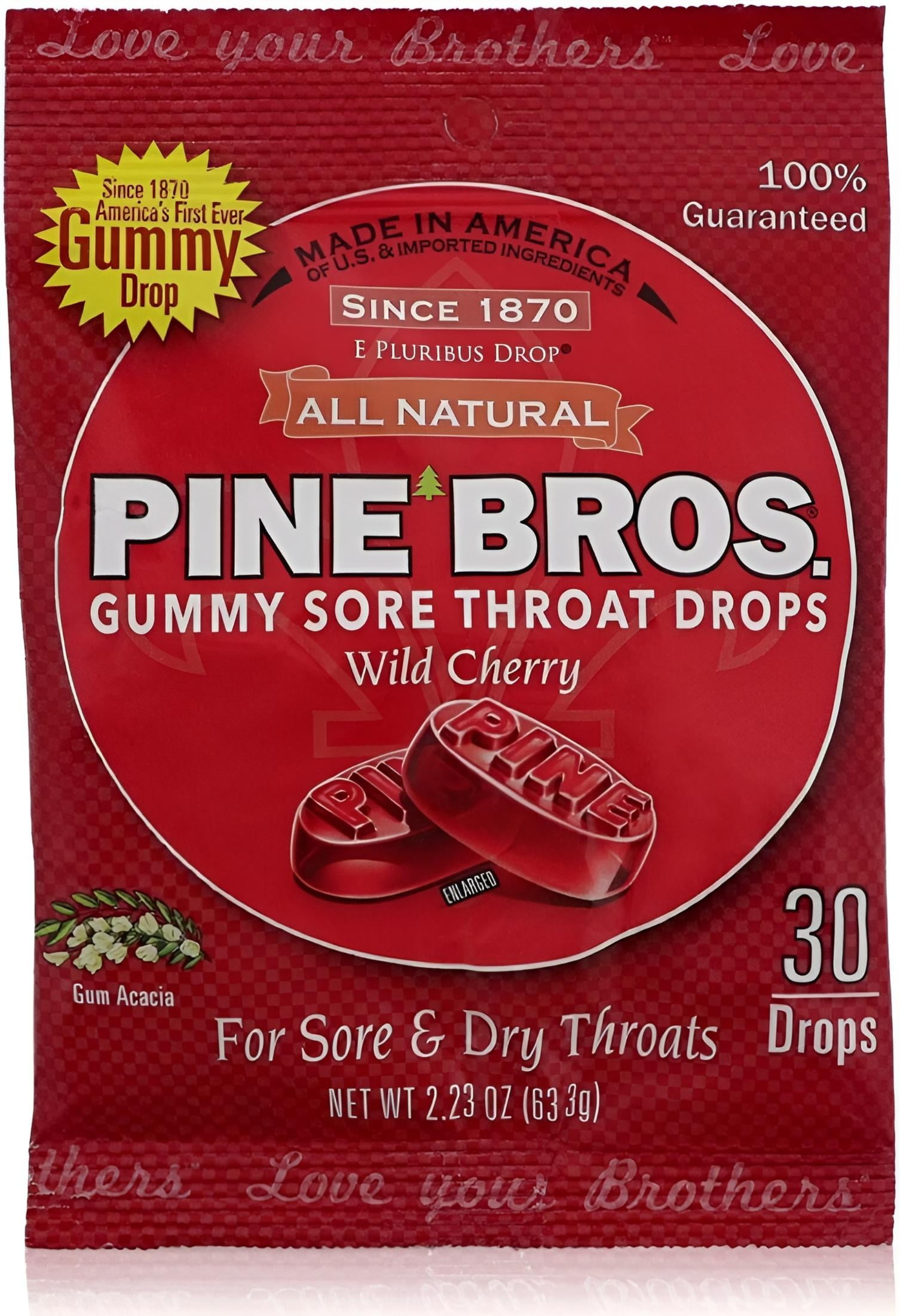 Pine Bros Softish Throat Drops Wild Cherry - 30 Australia | Ubuy