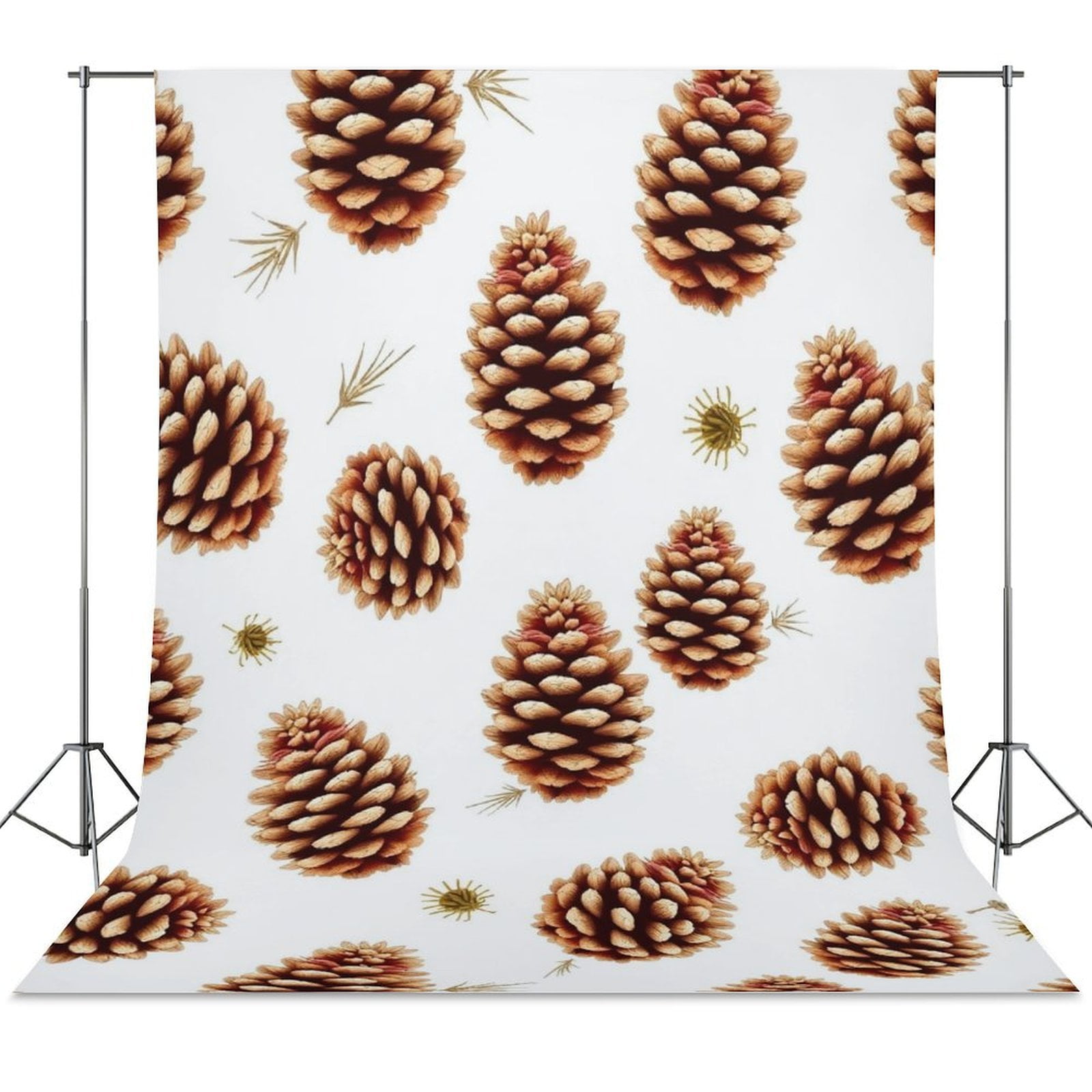 Pine Cone Pattern Backdrop Baby Shower Newborn Portrait Girl Boy ...