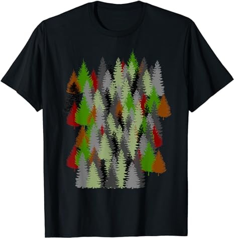 Pine Forest Turing Colors And Leaves Changing For Fall Time - Walmart.com